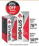 Bioplus syrup-200ml offer at Dis-Chem
