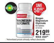 Biogen magnesium glycinate 60 tablets-each offer at Dis-Chem