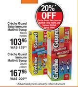 Creche guard baby immune multivit syrup-100ml offer at Dis-Chem