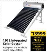 150l integrated solar geyser offer at Builders Warehouse