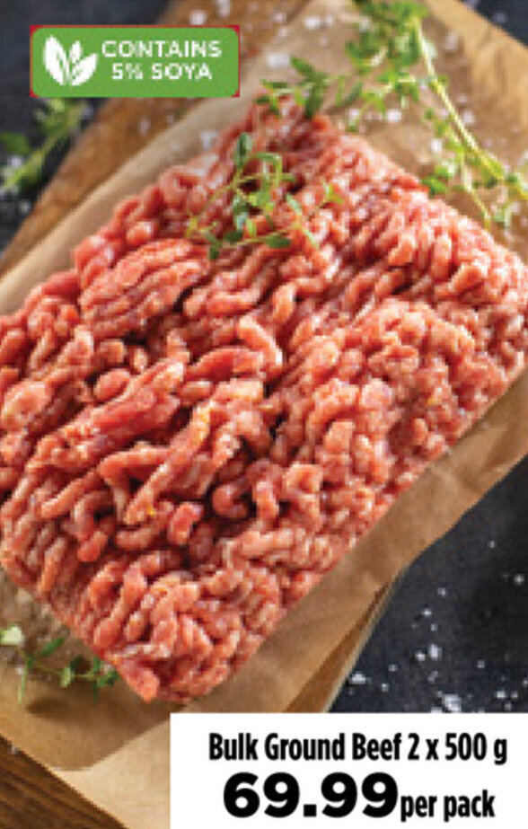 Bulk Ground Beef 2x500g offer at Food Lover's Market