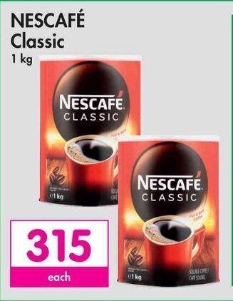 NESCAFÉ Classic 1 kg offer at Makro