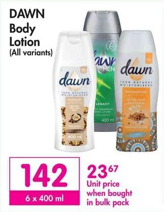 DAWN Body Lotion (All variants) offer at Makro