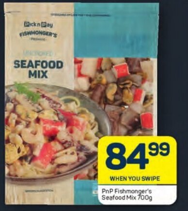 PnP Fishmonger's Seafood Mix 700g offer at Pick n Pay