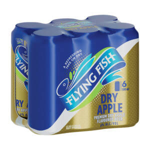 Flying fish dry apple flavoured premium beer cans 6 x 500ml offer at ...