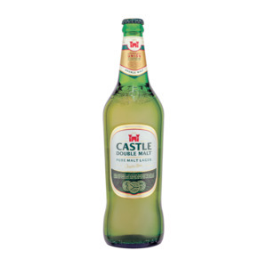 Castle double malt lager beer bottle 660ml offer at Shoprite Liquor