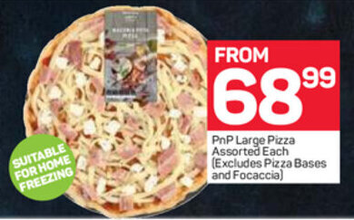 PnP Large Pizza offer at Pick n Pay