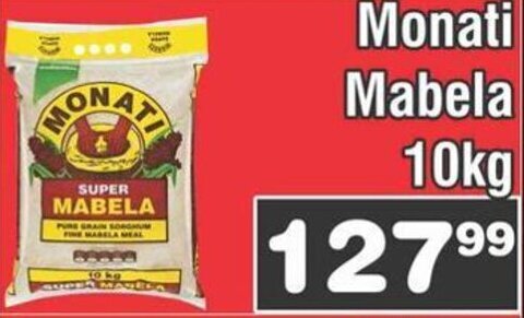 Monati Mabela 10kg offer at Advance Cash n Carry
