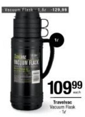 Travelvac Vacuum Flask 1l offer at Checkers