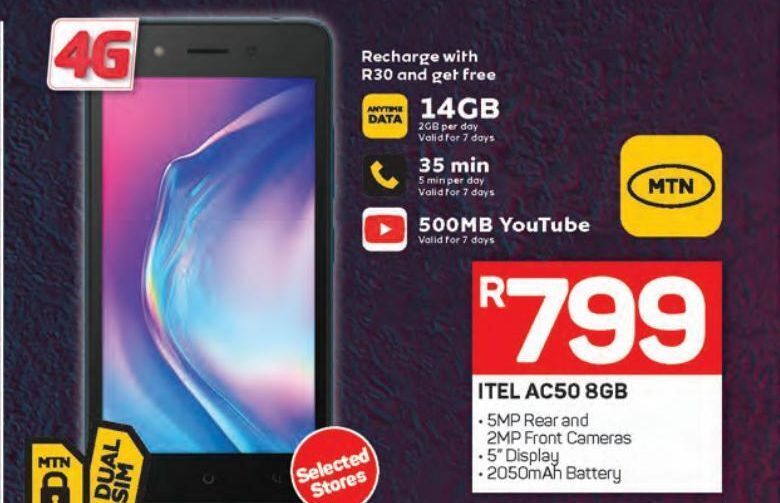 Itel ac50 8gb offer at Pick n Pay