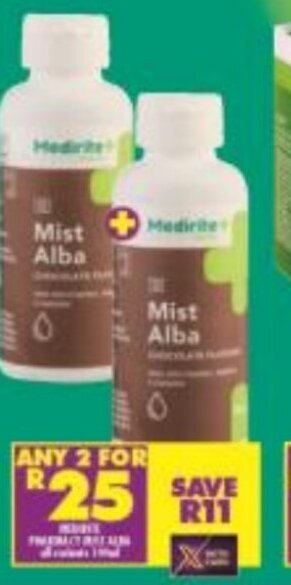 Mist Alba offer at Shoprite