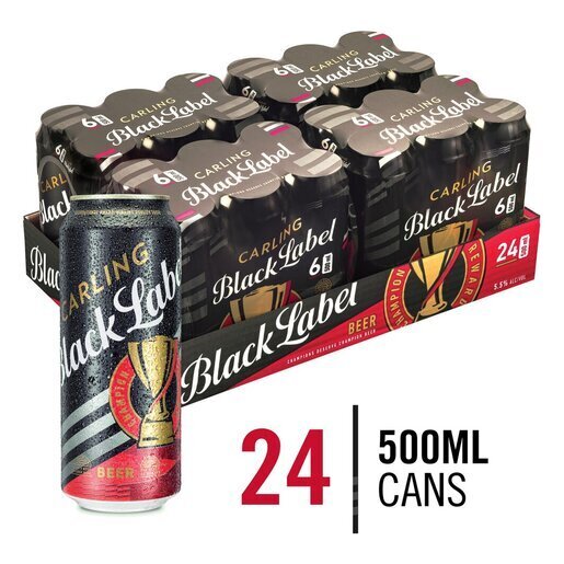 Carling black label beer can 500ml x 24 offer at Pick n Pay Liquor