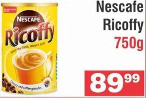 Nescafe Ricoffy 750g offer at Advance Cash n Carry