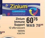 Zinium immune support 12 effervescent tablets offer at Dis-Chem