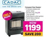 Cadac compact gas heater offer at Game