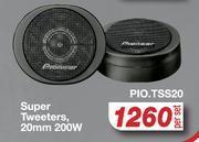 Pioneer super tweeters 20mm 200w pio.tss20-per set offer at AutoZone