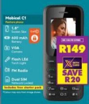Mobicel C1 offer at Shoprite