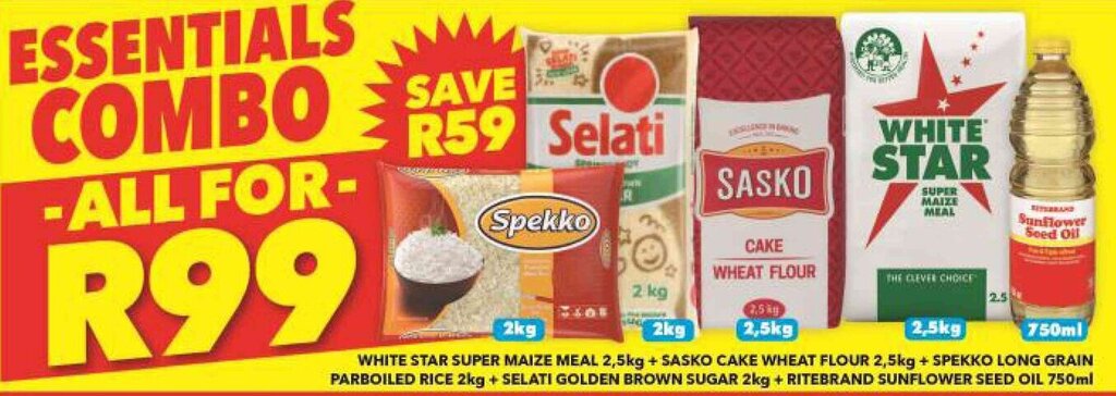 Essentials Combo offer at Shoprite
