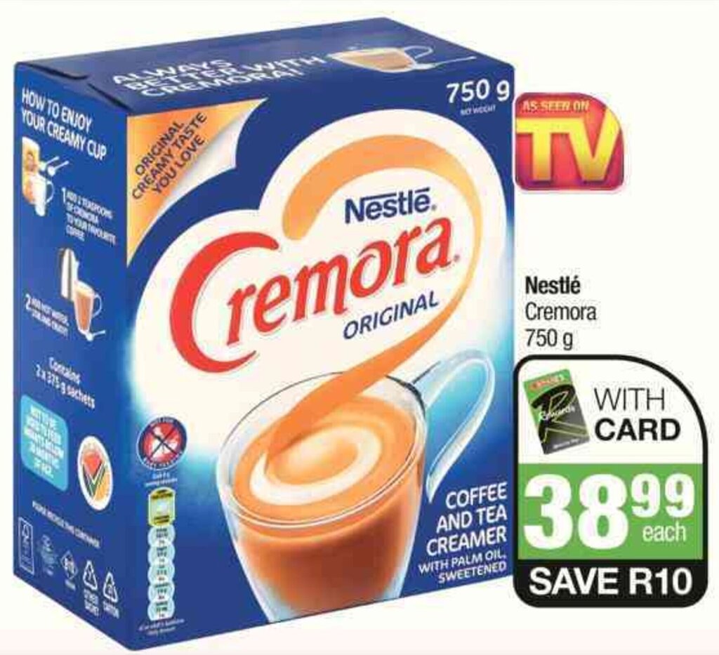 Nestlé Cremora 750 g offer at Spar