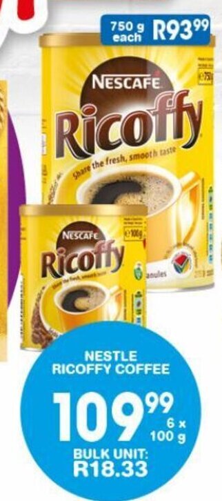 NESTLE RICOFFY COFFEE offer at Giant Hyper