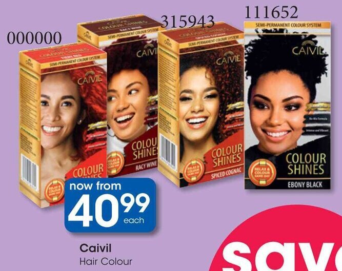 Caivil Hair Colour offer at Clicks