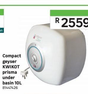 Compact geyser kwikot 10l offer at Leroy Merlin