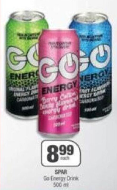 Spar Go Energy Drink offer at Spar