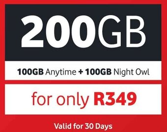100GB Anytime + 100GB Night Owl 200GB offer at Makro
