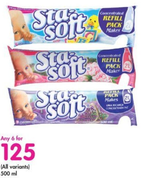 Sta Soft 500ml offer at Makro