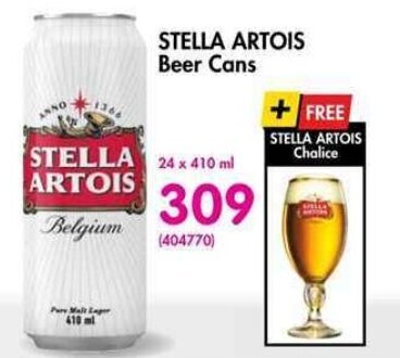 STELLA ARTOIS Beer Cans offer at Makro