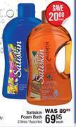 Satiskin foam bath assorted-2l each offer at Dis-Chem