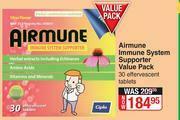 Airmune Immune System Supporter Value Pack 30 Effervescent Tablets ...