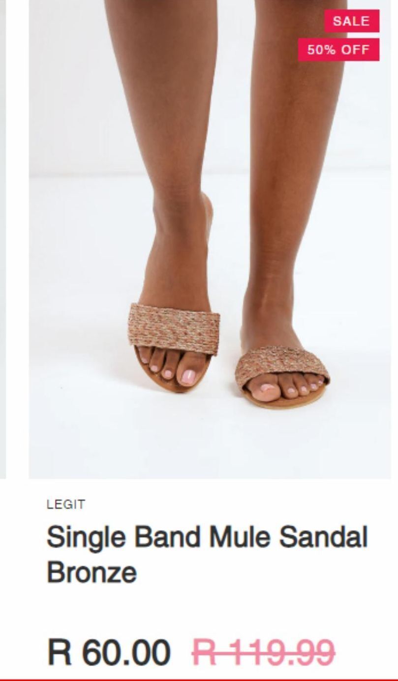 Sandals offer at LEGiT