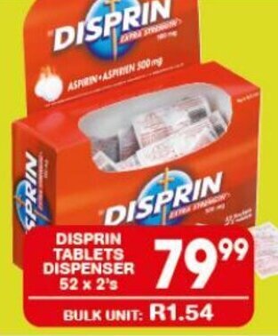 All Disprin offers - Find and view the cheapest Disprin offer!