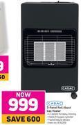 Cadac 3 panel roll about gas heater offer at Game