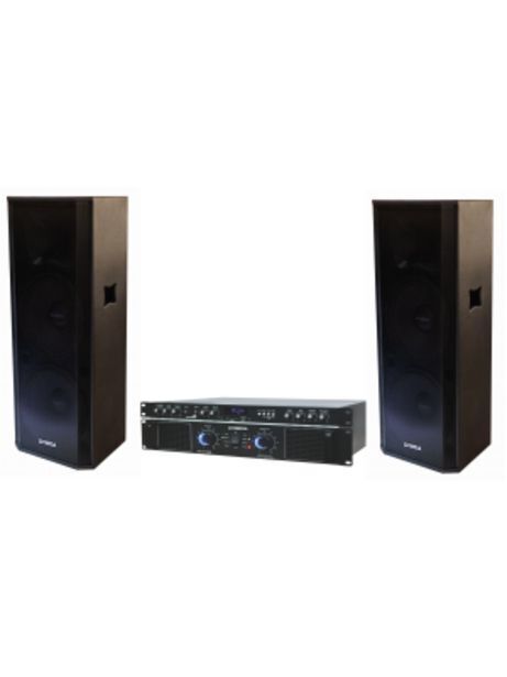 Omega 300w amplifier speaker system av-971ea offer at OK Furniture
