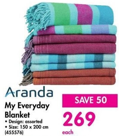 Aranda My Everyday Blanket offer at Makro