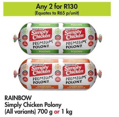All Chicken polony offers - Find and view the cheapest Chicken polony ...