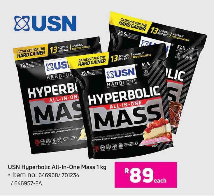 USN Hyperbolic All In One Mass 1kg Offer At Game