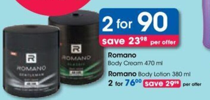 All Romano offers - Find and view the cheapest Romano offer!