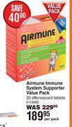 Airmune immune system supporter value pack 30 effervescent tablets-per ...