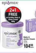 Epimax baby & junior cream-400g each offer at Dis-Chem