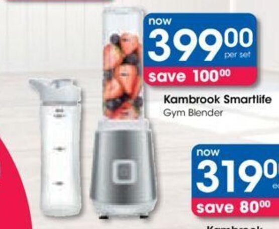 Kambrook Smartlife Gym Blender offer at Clicks