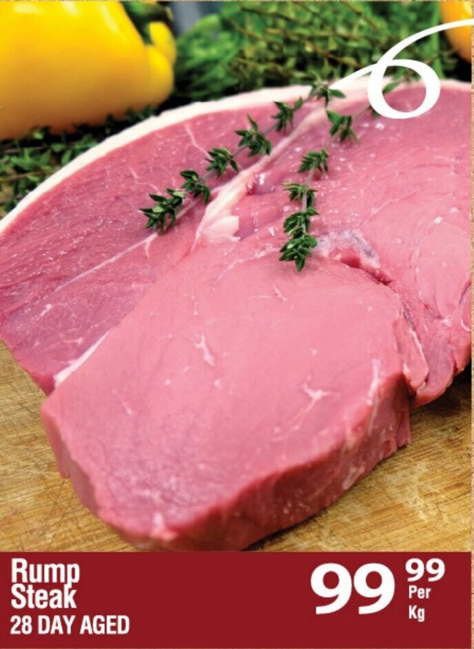 Rump Steak 28 Day Aged offer at Oxford Freshmarket