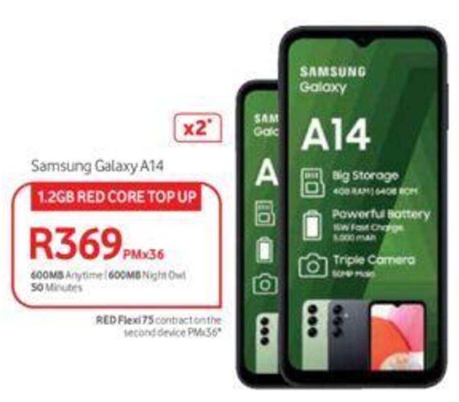 Samsung Galaxy A14 offer at Makro