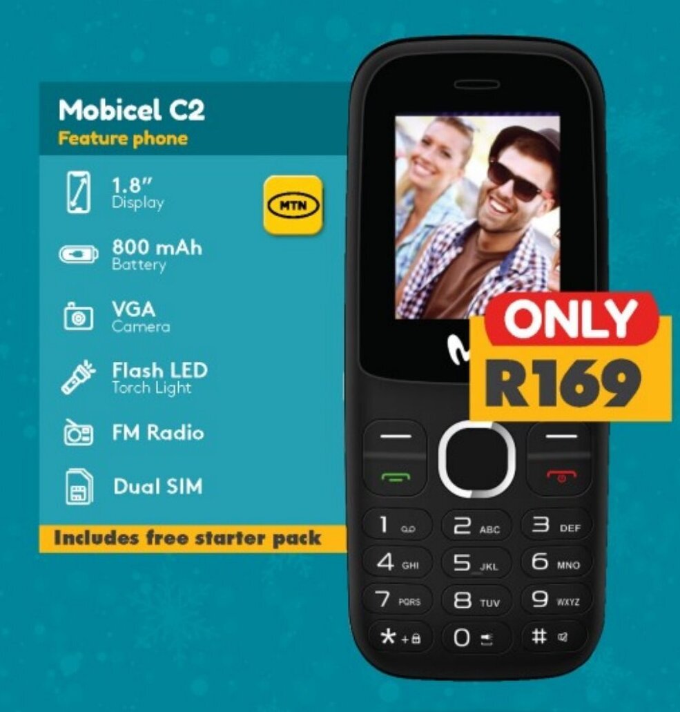 Mobicel C2 Feature phone offer at Shoprite