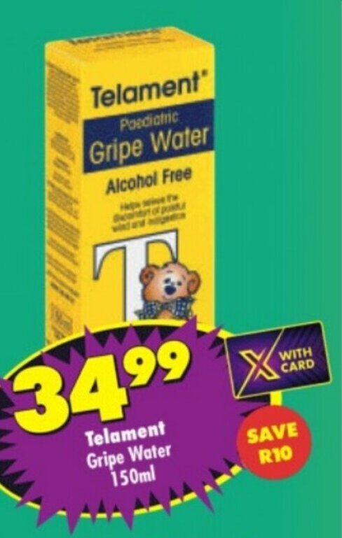 Telament Gripe Water 150ml offer at Shoprite