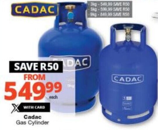 Cadac Gas Cylinder offer at Checkers