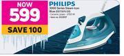 Philips 3000 series steam iron blue dst3011/20 offer at Game