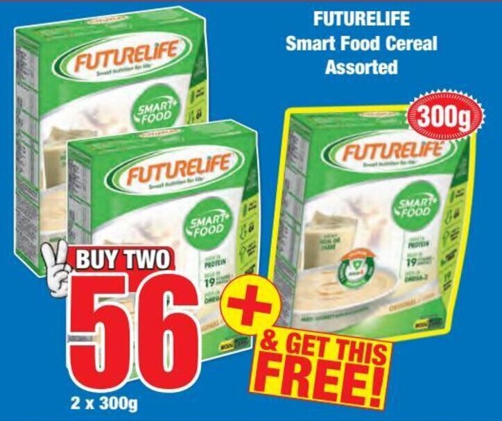 FUTURELIFE Smart Food Cereal Assorted offer at Boxer